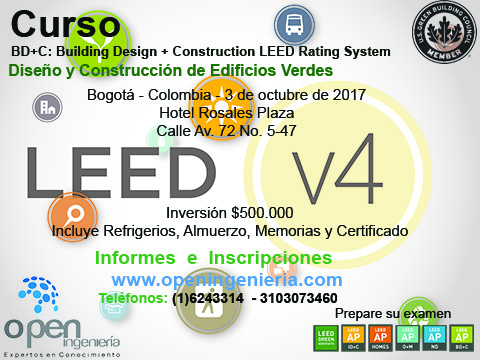Cursos LEED - Certificación LEED - LEED - Edificios Verdes - Construcción Sostenible